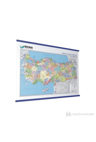 Kabartma Türkiye Siyasi 70x100 Haritası Kabartma Türkiye Siyasi 70x100 Haritası