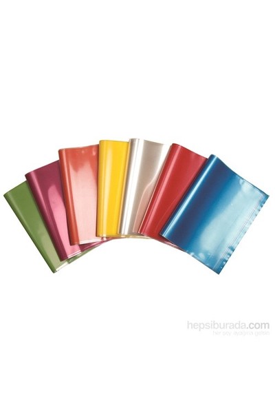 Brons Br-457 Hazır Defter Kabı A4 Renkli Karışık 10 'lu Set Bantlı