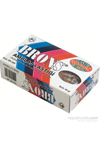 Brons Br-600 Ambalaj Lastiği 50 gr
