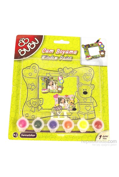 Bu-Bu Cam Boyama Çerçeve Şekilli Bubu00124