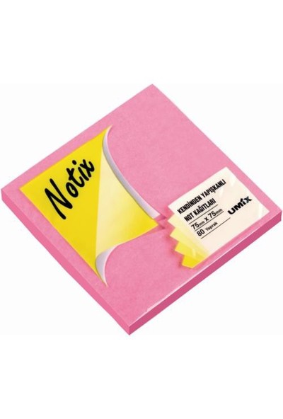 Notix 80 Yp. 75x75 Neon Renk Yapışkanlı Not Kağıdı (N-NP-7575) Notix 80 Yp. 75x75 Neon Renk Yapışkanlı Not Kağıdı (N-NP-7575)