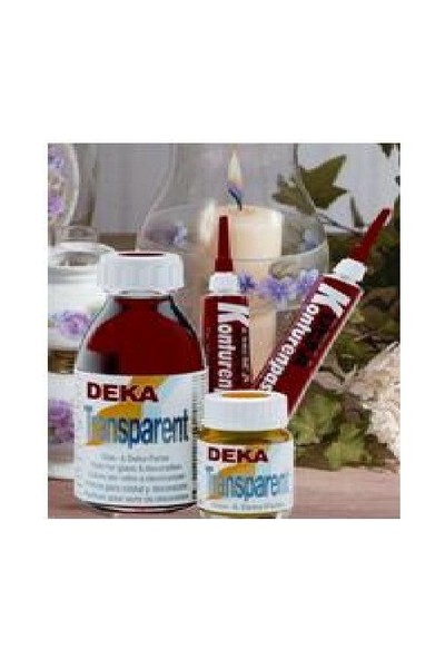 Deka Transparent Cam Boyası, 125 ml. şişe Deka Transparent Cam Boyası, 125 ml. şişe