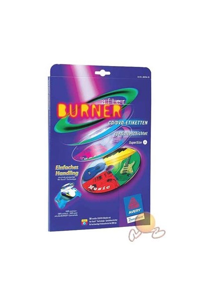 Avery Tam Yüz İnkjet Cd/Dvd Etiketi J8676A-25