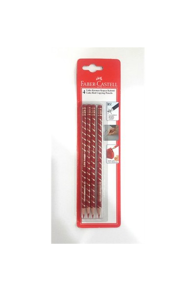 Faber-Castell Lüks Kırmızı Kopya Boya Kalemi