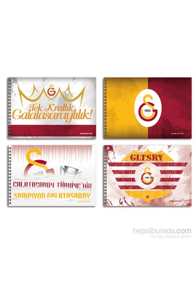 Keskin 300115-63 Galatasaray 17x25 cm Resim Defteri 15 Yaprak