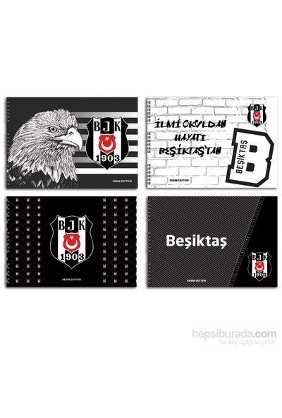 Keskin 300215-64 Beşiktaş 25x35 cm Resim Defteri 15 Yaprak