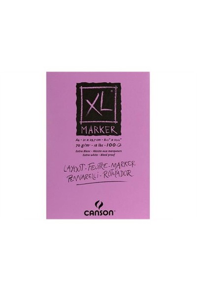 Canson Xl Marker Blok 70 Gr. 100 Sayfa A4 Canson Xl Marker Blok 70 Gr. 100 Sayfa A4