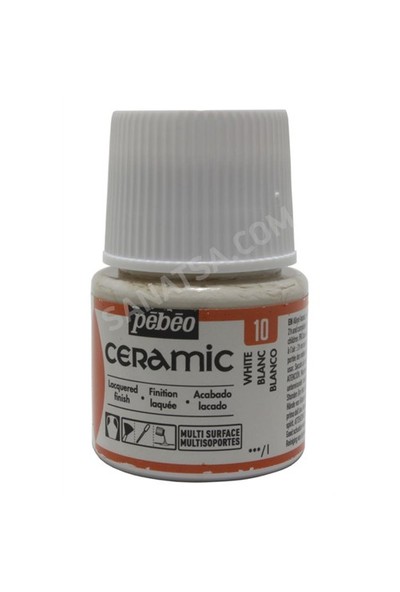 Pebeo Ceramic Seramik Boyası 10 White Pebeo Ceramic Seramik Boyası 10 White