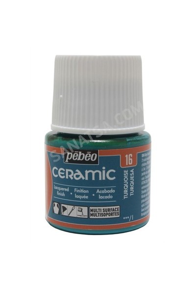 Pebeo Ceramic Seramik Boyası 16 Turquoise Pebeo Ceramic Seramik Boyası 16 Turquoise