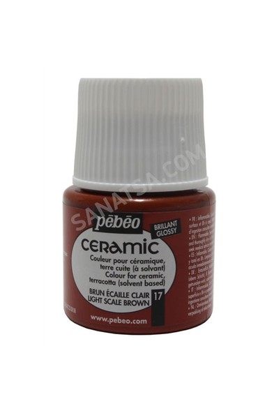 Pebeo Ceramic Seramik Boyası 17 Light Scale Brown Pebeo Ceramic Seramik Boyası 17 Light Scale Brown