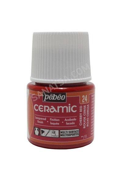 Pebeo Ceramic Seramik Boyası 24 Cherry Red Pebeo Ceramic Seramik Boyası 24 Cherry Red