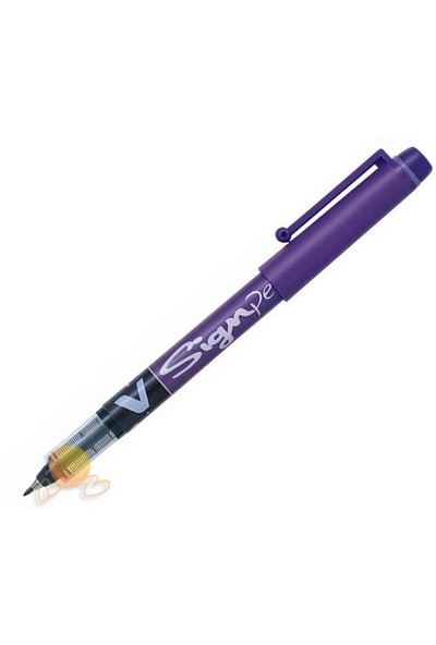 Pilot V-signpen 2mm Keçe Uçlu Kalem Mor