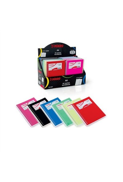 Mikro A6 Not Defteri 72 Yaprak Çizgili Mikro A6 Not Defteri 72 Yaprak Çizgili