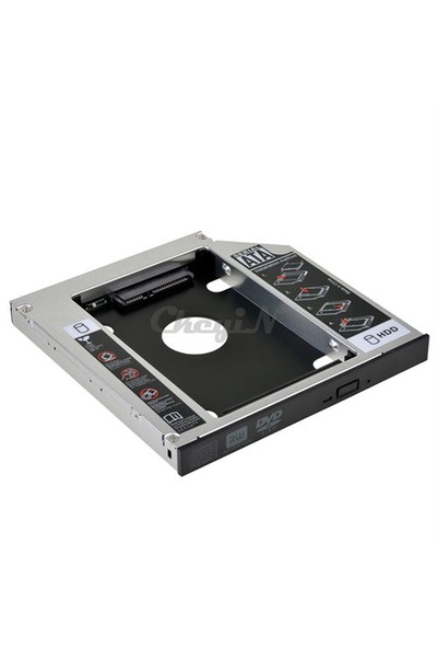 Qpars Q-251 Ssd Caddy 12.7 Mm Dvd To Ssd Kızak 2. Hdd İçin Qpars Q-251 Ssd Caddy 12.7 Mm Dvd To Ssd Kızak 2. Hdd İçin