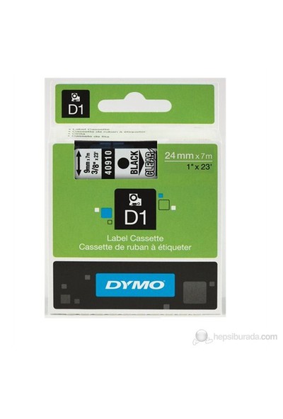 Dymo D1 Yedek Şerit, 24 mm x 7 mt Dymo D1 Yedek Şerit, 24 mm x 7 mt