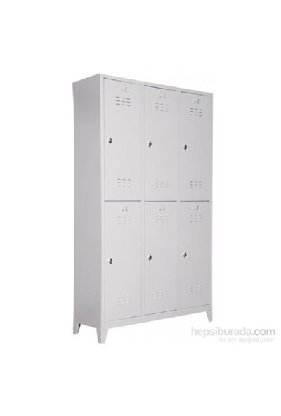 Jessan Ofis Altılı Standart Soyunma Dolabı