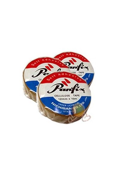 Panfix 12 X 10 İnce Şeffaf Bant 24'lü Panfix 12 X 10 İnce Şeffaf Bant 24'lü