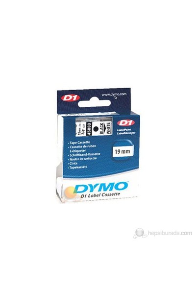 Dymo D1 Yedek Şerit, 19 mm x 7 mt Dymo D1 Yedek Şerit, 19 mm x 7 mt