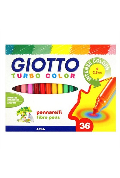 Giotto Turbo Color Keçeli Kalem 36'Lı Kutu 418000