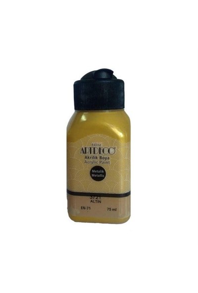 Artdeco Metalik Akrilik Boya 75 Ml. Altın