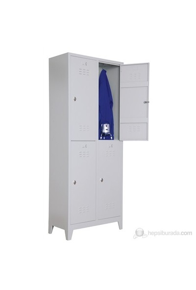 Jessan Ofis 4'lü Standart Soyunma Dolabı