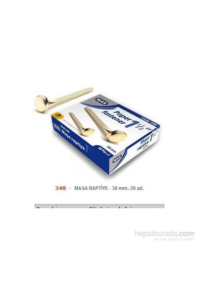 Mas 348 Maşa Raptiye