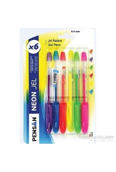 Pensan Neon Gel Set 6 Renk Pensan Neon Gel Set 6 Renk