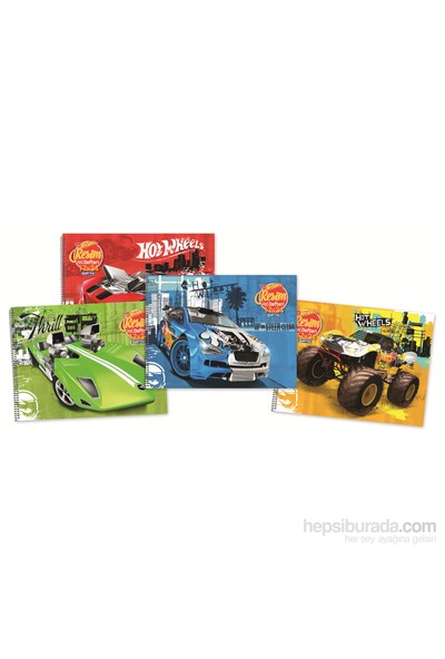 Gıpta 5438 Hot Wheels Resim Defteri 35x50 cm 15 Yaprak