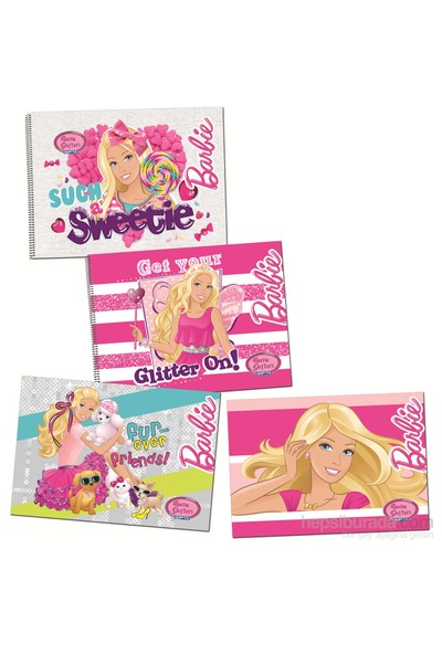 Gıpta 5452 Barbie Spiralli Resim Defteri 25x35 cm 15 Yaprak Gıpta 5452 Barbie Spiralli Resim Defteri 25x35 cm 15 Yaprak