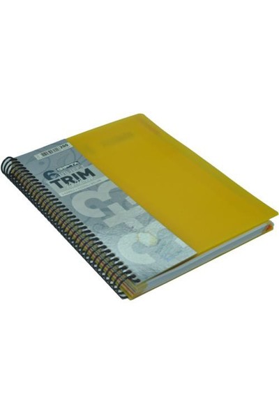 Gıpta Trim A4 200 Yaprak 3+3 Seperatörlü Plastik Spiralli Defter (1263) 3 Kareli+3 Çizgili Gıpta Trim A4 200 Yaprak 3+3 Seperatörlü Plastik Spiralli Defter (1263) 3 Kareli+3 Çizgili