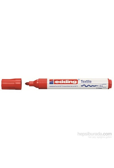 edding Kumaş Boyama Kalemi Kırmızı edding Kumaş Boyama Kalemi Kırmızı