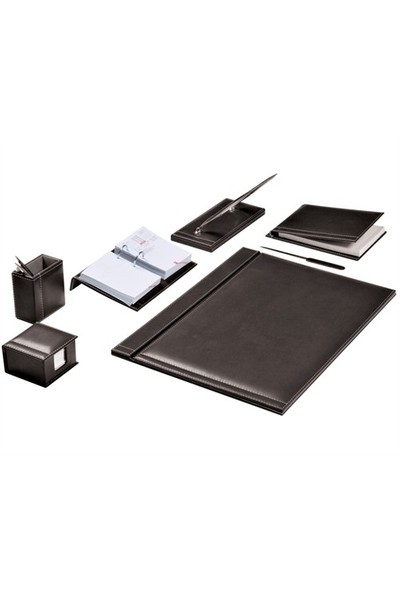 Gıpta 7131 Solid 8 Parça Sümen Takımı - Siyah