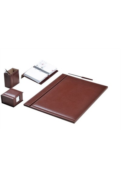 Gıpta 7133 Solid 5 Parça Sümen Takımı - Kahverengi