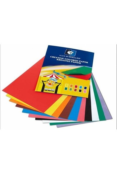 Alex Schoeller Schoeller Fon Kartonu 25 X 35 Dosyalı 160 Gr-10 Renk Alex Schoeller Schoeller Fon Kartonu 25 X 35 Dosyalı 160 Gr-10 Renk