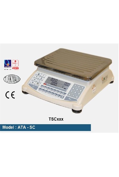Tem Ata Sc 30 Kg 1 G Sayıcı Terazi