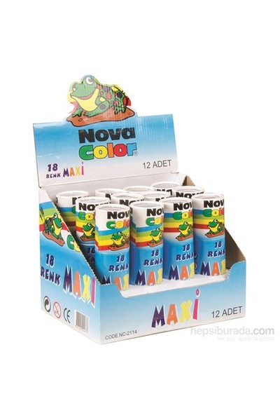 Nova Color Nc-2114 Maxi Mum Pastel Boya 18 Renk Nova Color Nc-2114 Maxi Mum Pastel Boya 18 Renk