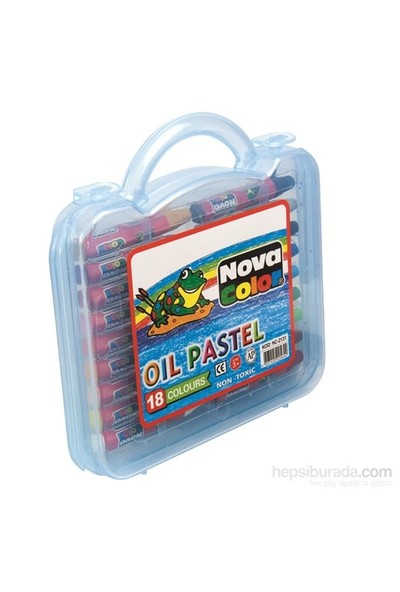 Nova Color Nc-2131 Pastel Boya 18 Renk Plastik Kutuda Nova Color Nc-2131 Pastel Boya 18 Renk Plastik Kutuda