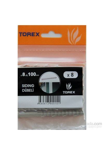 Siding Dübeli 8X100 Mm 8 Adet Siding Dübeli 8X100 Mm 8 Adet