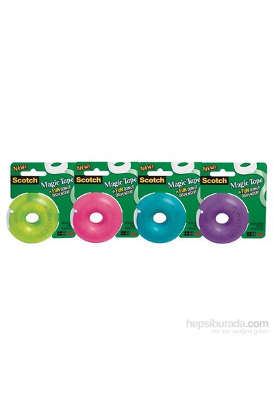 Scotch® Donut Bant Kesicİ 19mm x 7,6m MagicTM Bant ile Scotch® Donut Bant Kesicİ 19mm x 7,6m MagicTM Bant ile