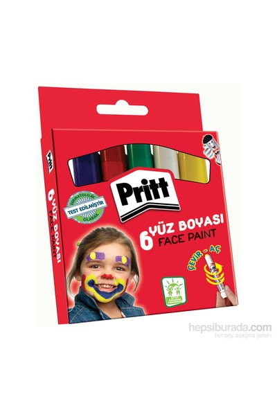Pritt Yüz Boyası 6 Lı Karton Kutu 1564609