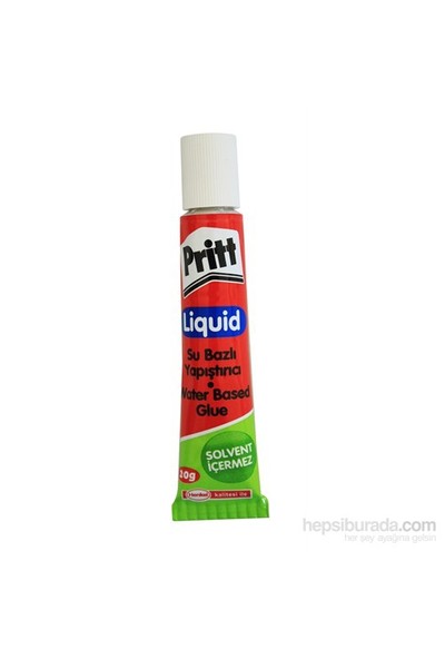 Pritt Sıvı Yapıştırıcı 20g Tüp Solventsiz Pritt Sıvı Yapıştırıcı 20g Tüp Solventsiz