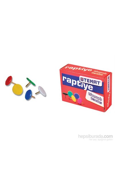 Temat 16468 Renkli Raptiye Karışık Renk Temat 16468 Renkli Raptiye Karışık Renk