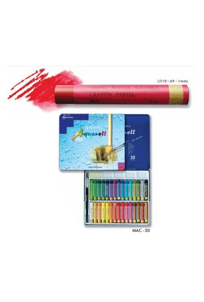 Mungyo Pastel Sulandırılabilir 30Lu Set Teneke Kutu