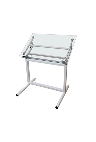 Garanti 80X120 Profesyonel Camlı Çizim Masası