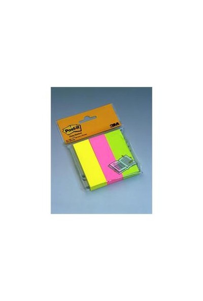 Post-it® Not Sayfa Isareti, 3 Renk x 100 yaprak