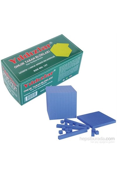 Yıldızlar Kod:127 Onluk Taban Blokları