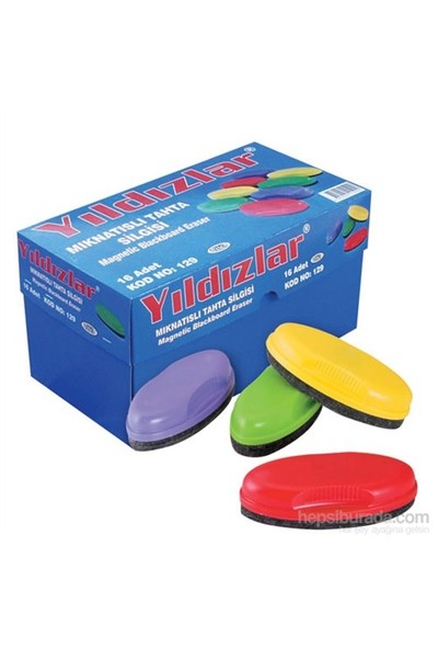 Yıldızlar Kod: 129 Mıknatıslı Tahta Silgisi Tekli