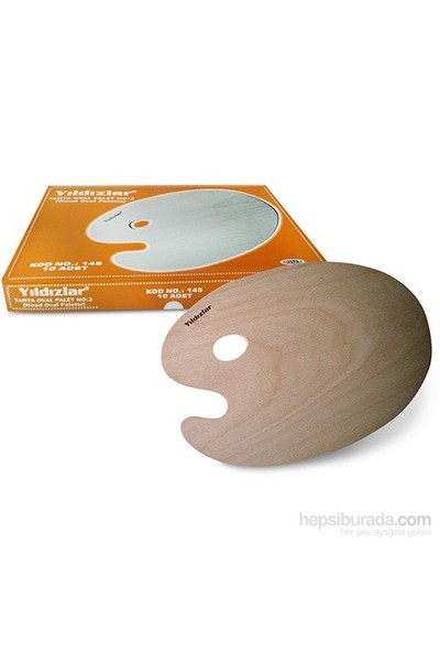 Yıldızlar Kod:145 Tahta Oval Palet No: 2