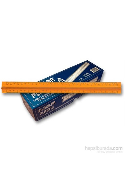 Yıldızlar Kod:064 Tribli Desimetre Cetvel 30 cm