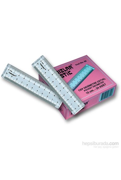 Yıldızlar Kod:066 Cep Desimetre Cetvel 10 cm